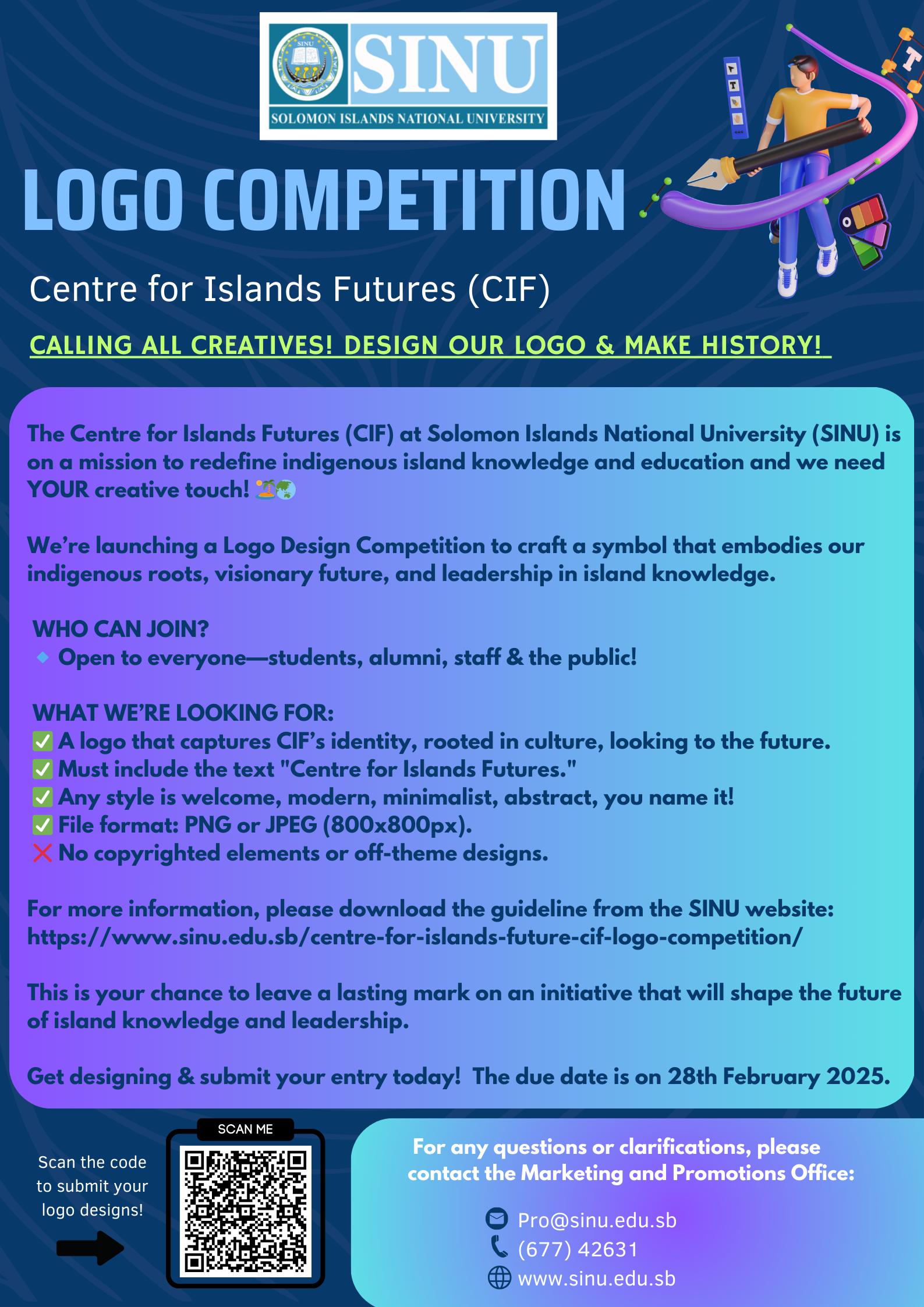 Centre for Islands Future (CIF) Logo Competition – SINU