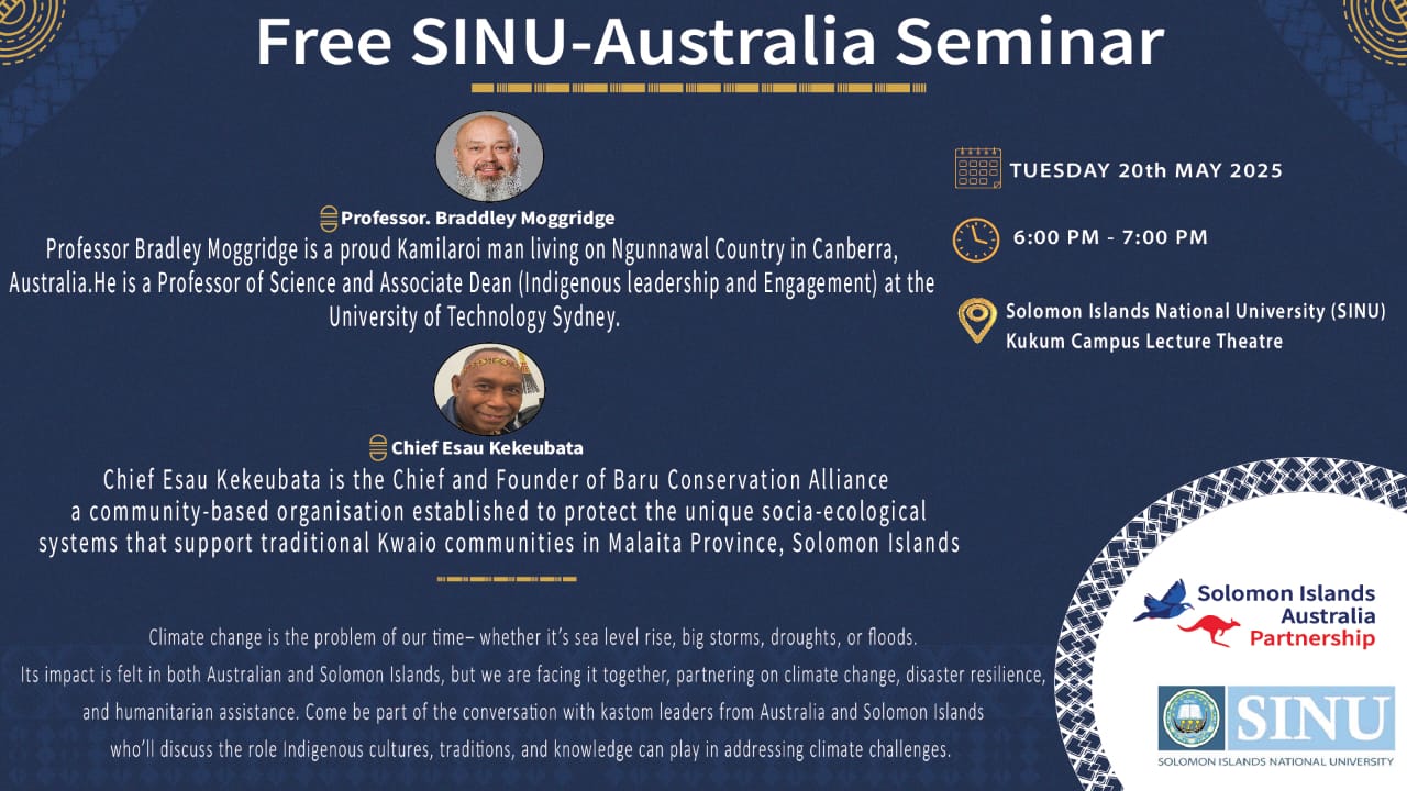 𝐔𝐏𝐂𝐎𝐌𝐈𝐍𝐆 𝐒𝐈𝐍𝐔-𝐀𝐔𝐒𝐓𝐑𝐀𝐋𝐈𝐀 𝐒𝐄𝐌𝐈𝐍𝐀𝐑 𝐒𝐄𝐑𝐈𝐄𝐒 – SINU