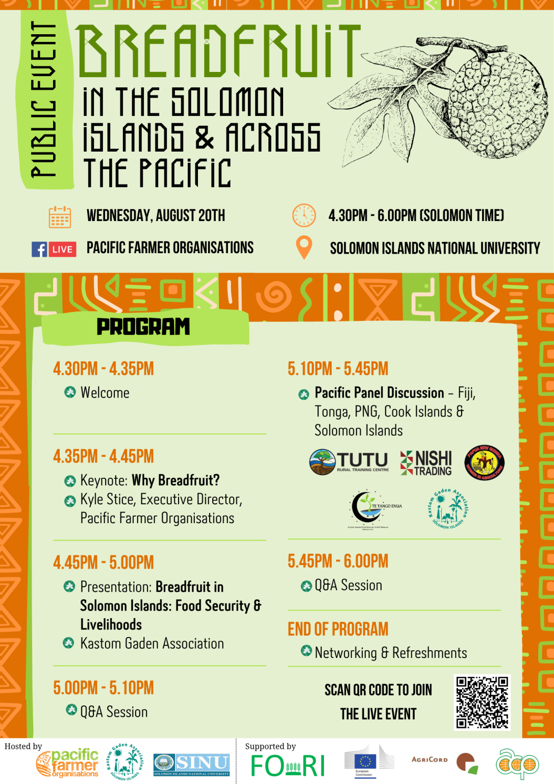 Invitation: Breadfruit in the Solomon Islands & Across the Pacific – SINU