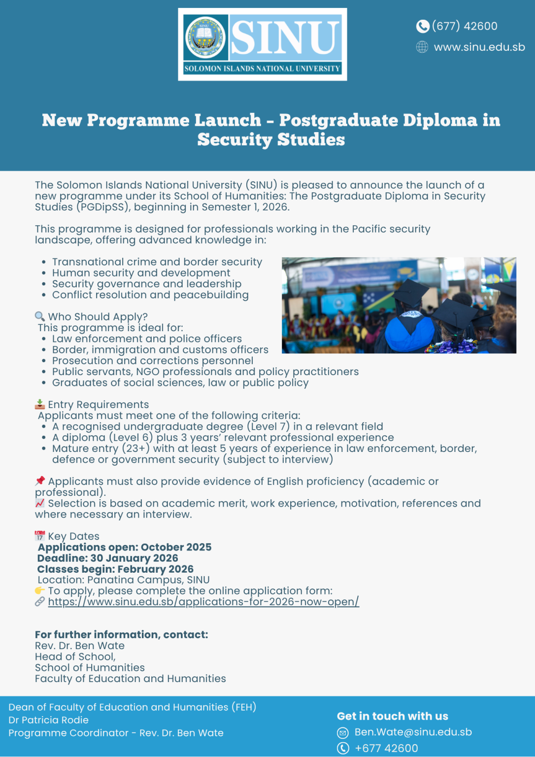 𝐀𝐩𝐩𝐥𝐢𝐜𝐚𝐭𝐢𝐨𝐧𝐬 𝐍𝐨𝐰 𝐎𝐩𝐞𝐧 𝐟𝐨𝐫 𝐭𝐡𝐞 𝐏𝐨𝐬𝐭𝐠𝐫𝐚𝐝𝐮𝐚𝐭𝐞 𝐃𝐢𝐩𝐥𝐨𝐦𝐚 𝐢𝐧 𝐒𝐞𝐜𝐮𝐫𝐢𝐭𝐲 𝐒𝐭𝐮𝐝𝐢𝐞𝐬 ...