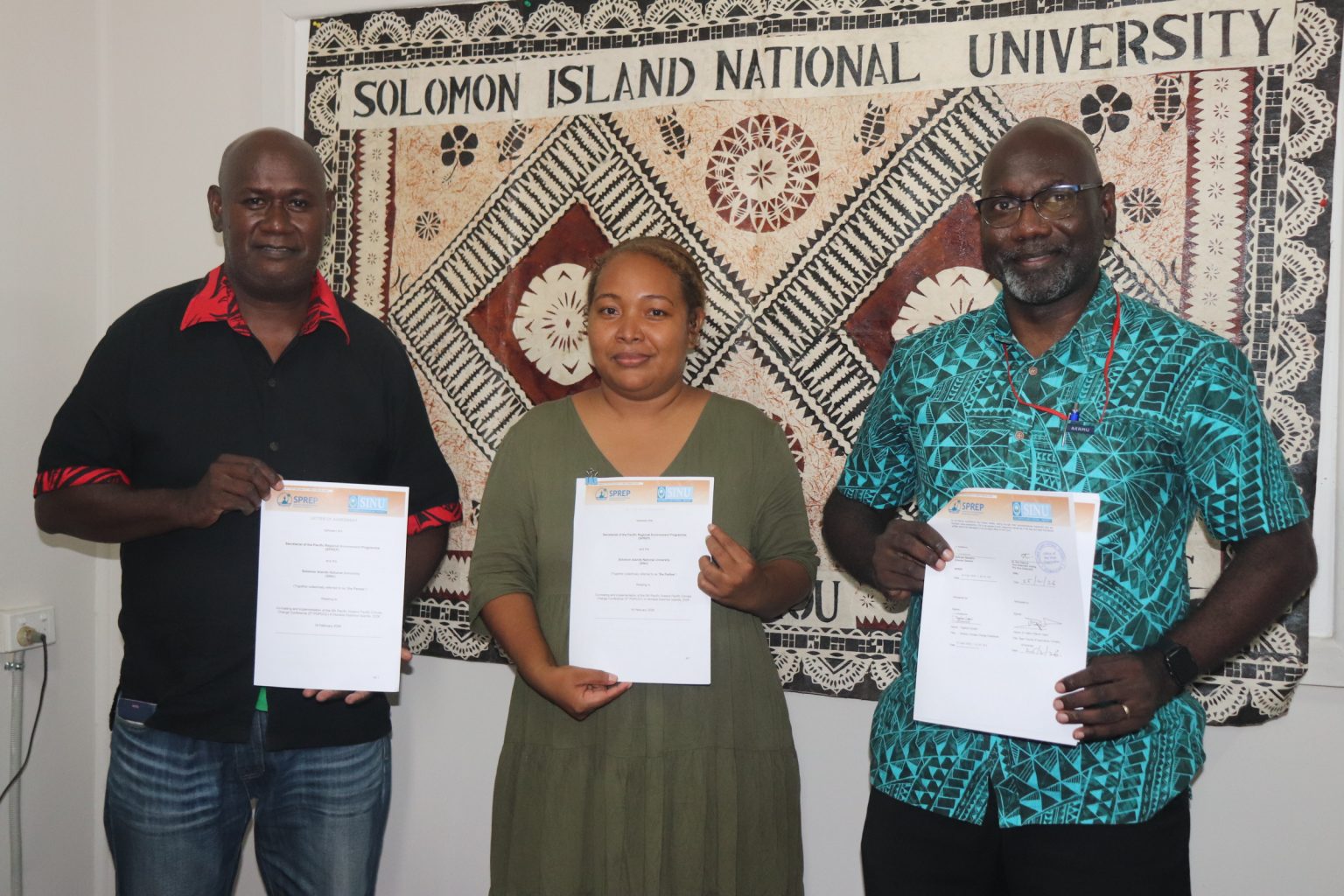 Solomon Islands National University Signs Agreement with SPREP to ...