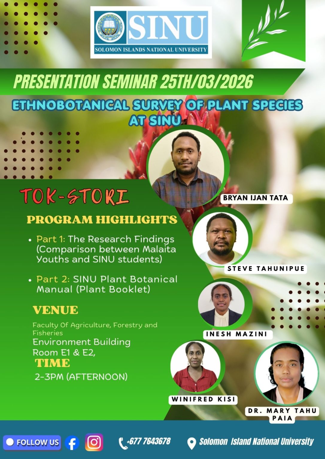 𝐉𝐨𝐢𝐧 𝐮𝐬 𝐟𝐨𝐫 𝐚𝐧 𝐢𝐧𝐬𝐢𝐠𝐡𝐭𝐟𝐮𝐥 𝐏𝐫𝐞𝐬𝐞𝐧𝐭𝐚𝐭𝐢𝐨𝐧 𝐒𝐞𝐦𝐢𝐧𝐚𝐫 𝐚𝐭 𝐒𝐈𝐍𝐔! – SINU